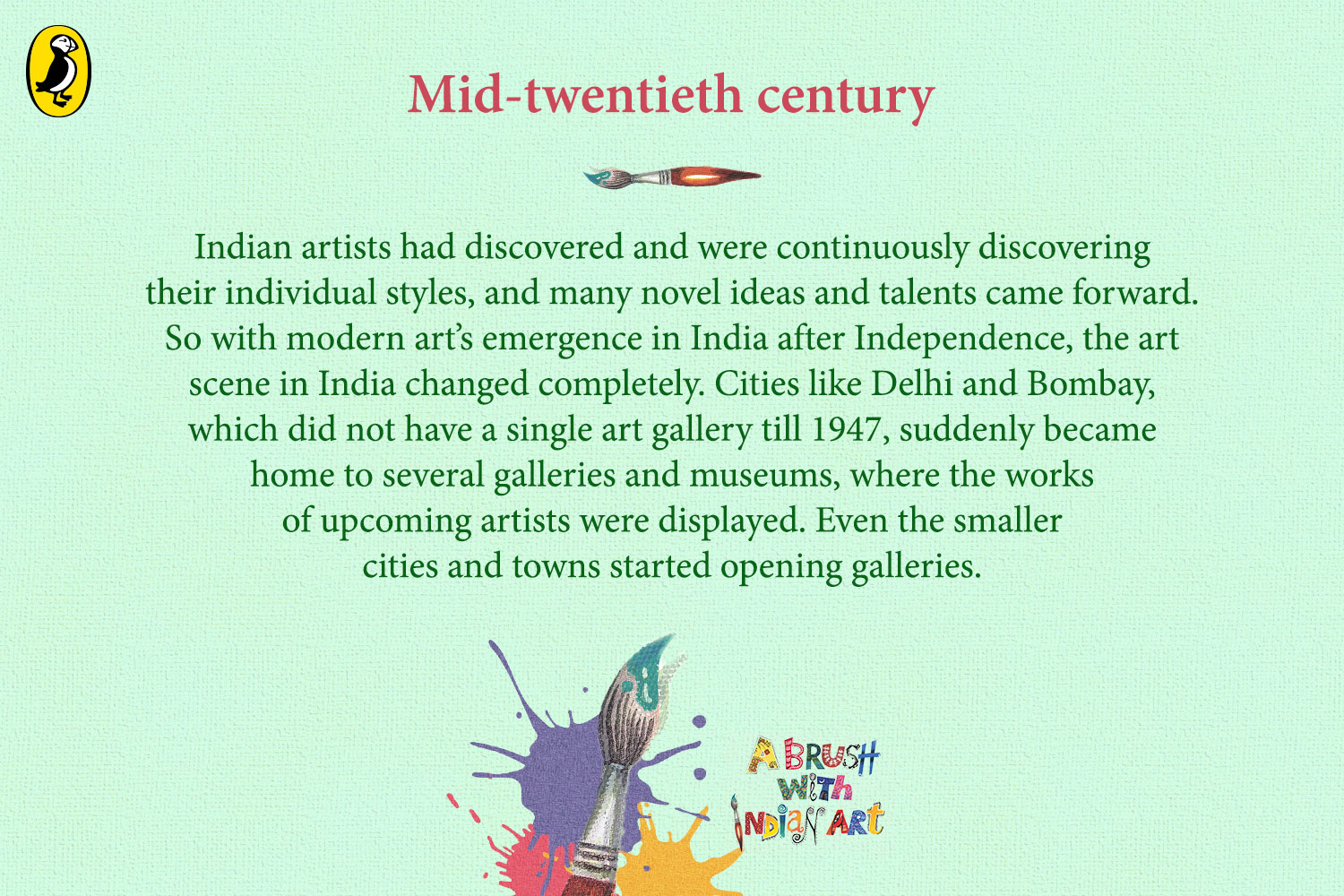 A Brush with Indian Art – Infographic Timeline of Indian Art - Penguin ...